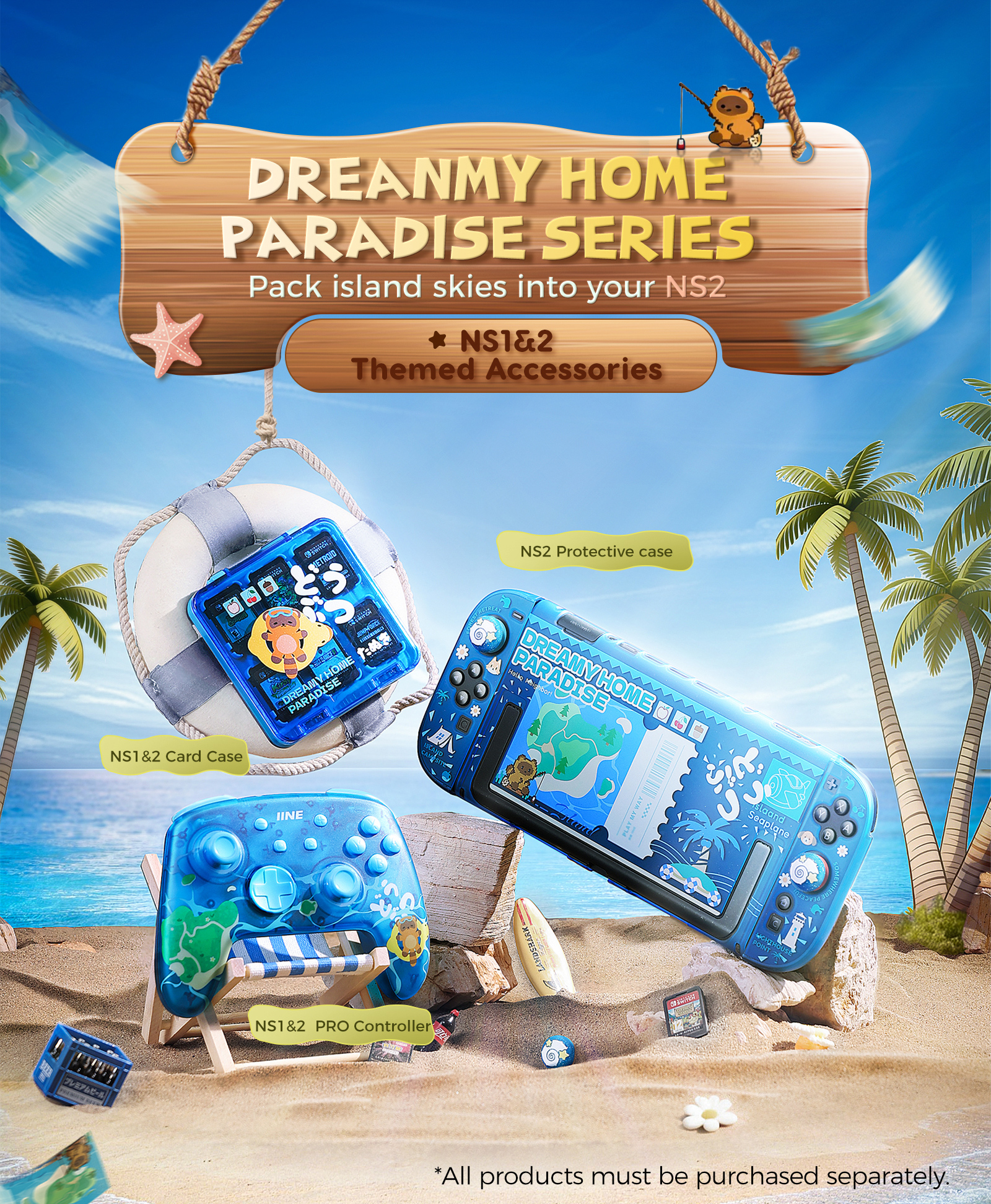 IINE Dreamy Home Paradise Series: PRO Controller & Protective Case & G ...