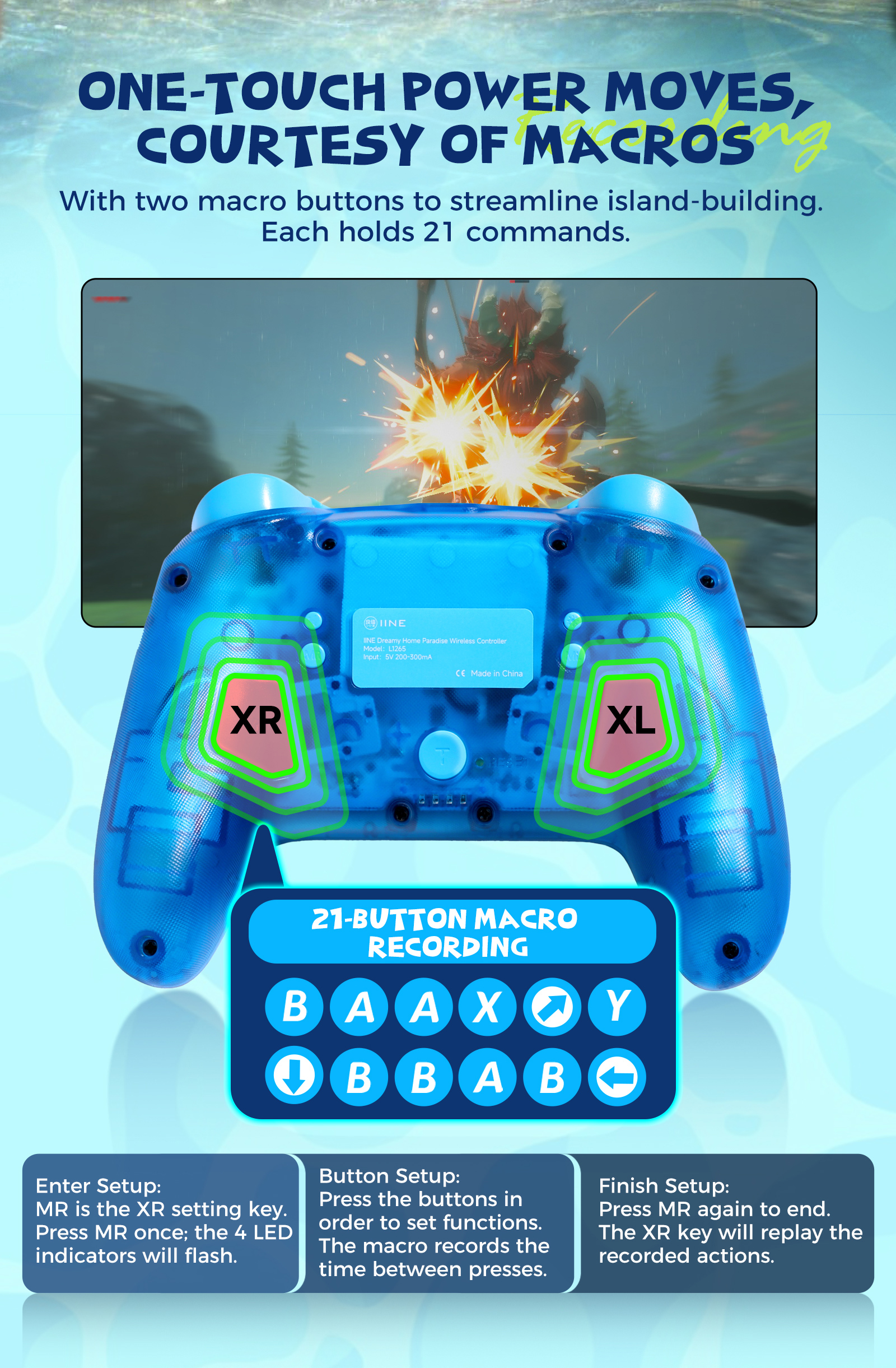 IINE Dreamy Home Paradise Series: PRO Controller & Protective Case & G ...